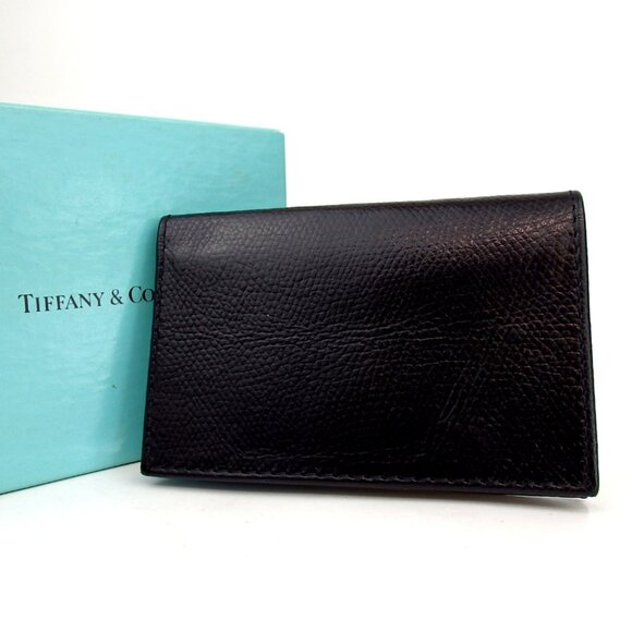 Tiffany & Co. | Accessories | Authentic Tiffanyco Card Case Leather ...
